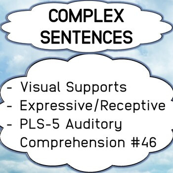 Understand Complex Sentences, Speech Therapy, Language Therapy