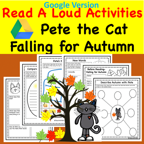 Digital Version of Pete the Cat falling for autumn