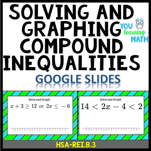 Solving and Graphing Compound Inequalities: Google Slides - 20 Problems ...