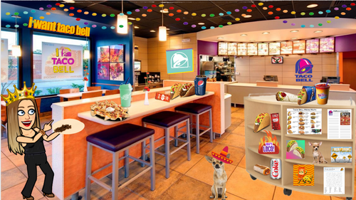 Bitmoji Classroom Template - TACO BELL - Careers & Math (Upper Elem to ...