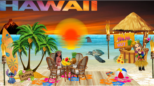 Bitmoji Classroom Template - Hawaii (K-4) - Amped Up Learning
