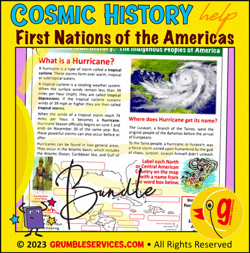 Indigenous Peoples of America - History - Montessori Elementary Worksheets