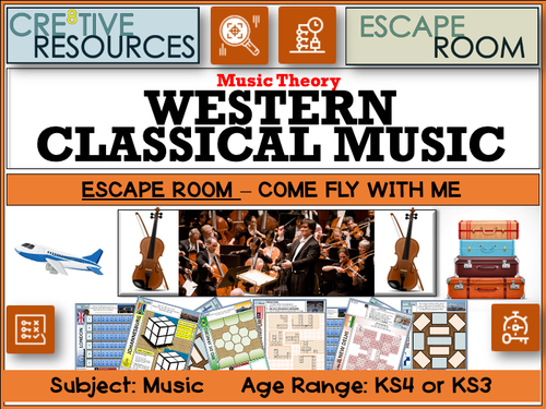 Western Classical Music Escape Room - Amped Up Learning