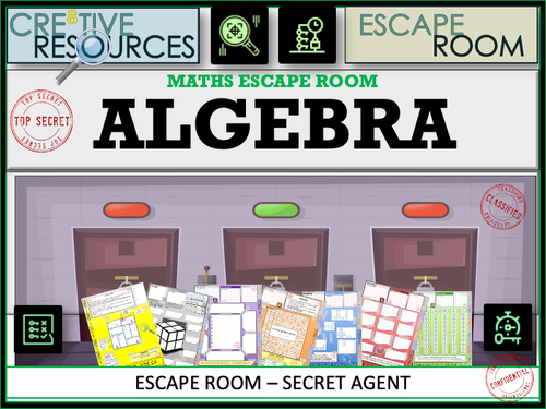 Algebra - Maths Escape Room - Amped Up Learning