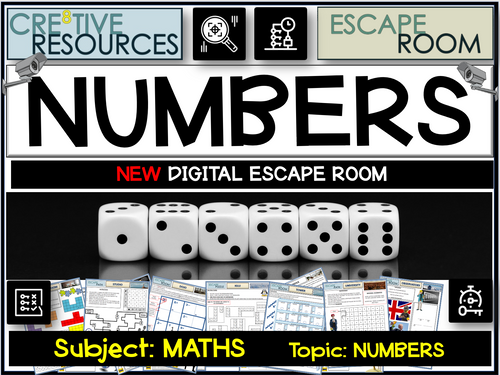 Numbers Maths Escape Room - Amped Up Learning
