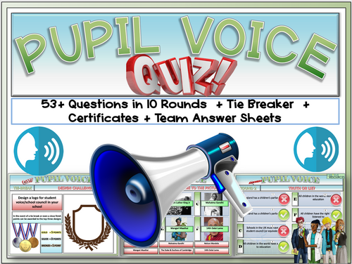 Pupil Voice Week Quiz