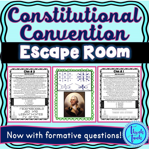 Constitutional Convention ESCAPE ROOM! - Amped Up Learning