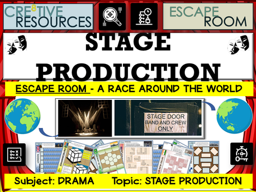 Stage Production Digital Escape Room - Amped Up Learning