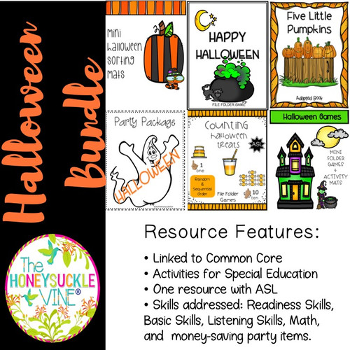 Special Education Halloween Bundle