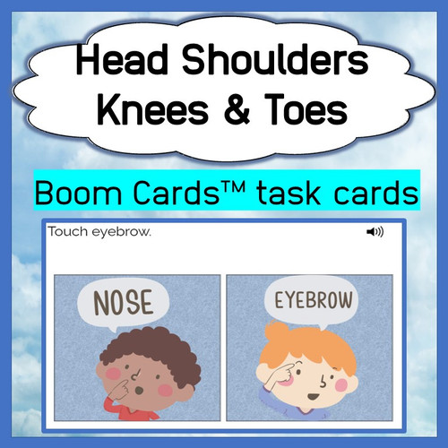 Boom Cards™ Body Part Identification Cards