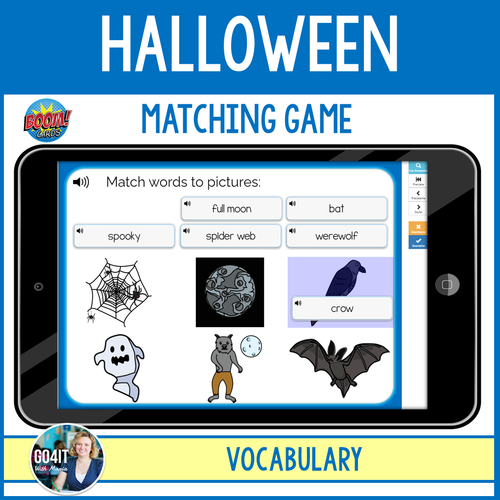 Vocabulary - Halloween - Matching Pictures Game