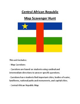 Central African Republic Map Scavenger Hunt - Amped Up Learning