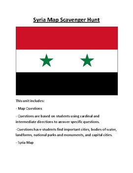 Syria Map Scavenger Hunt - Amped Up Learning