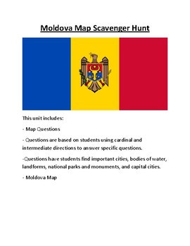 Moldova Map Scavenger Hunt - Amped Up Learning