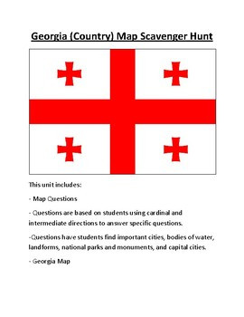 Georgia (Country) Map Scavenger Hunt - Amped Up Learning