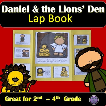 Daniel and the Lions' Den Lapbook | Sunday School Craft
