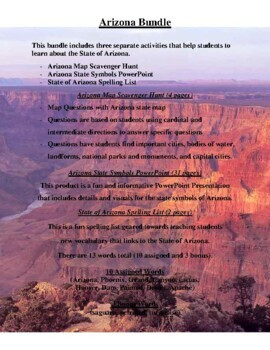 Arizona Lesson Plan Bundle - Amped Up Learning