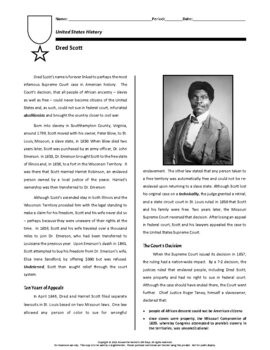 Biography: Dred Scott