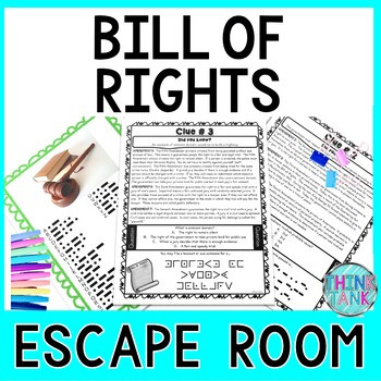 Bill of Rights ESCAPE ROOM! - Amped Up Learning