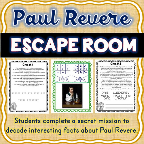 Paul Revere ESCAPE ROOM! - Amped Up Learning