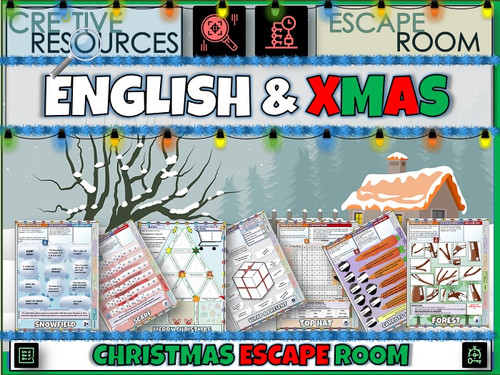 English Christmas Escape Room - Amped Up Learning