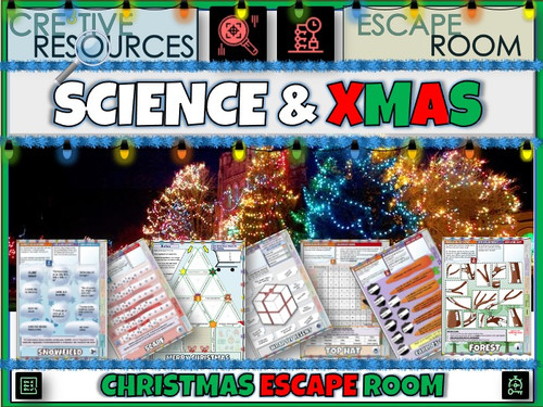 Science Christmas Escape Room - Amped Up Learning