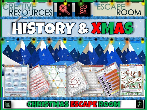 History Christmas Escape Room - Amped Up Learning