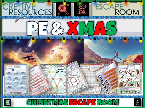 PE & SPORT Christmas Escape Room - Amped Up Learning