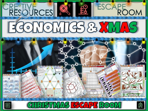 Economics Christmas Escape Room - Amped Up Learning