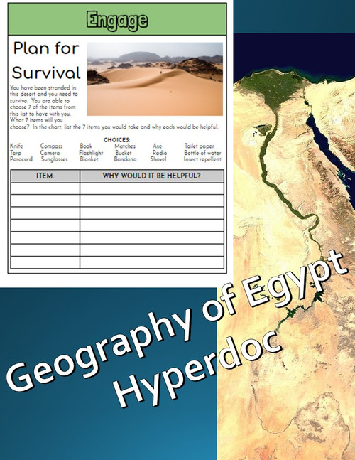 Nile River Hyperdoc: Geography of Ancient Egypt Webquest - Amped Up ...