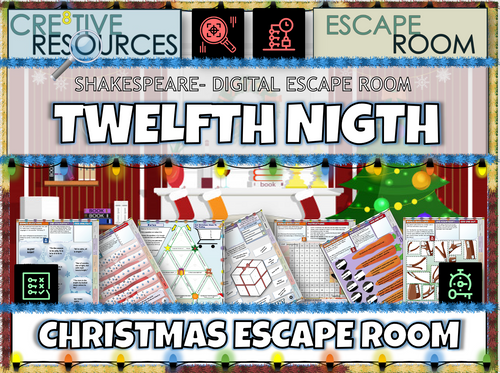 Twelfth Night Digital Escape Room - Amped Up Learning