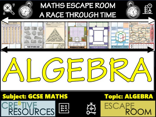 Algebra Math Escape Room - Amped Up Learning