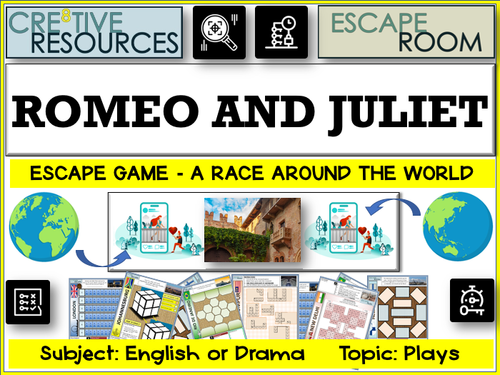 Romeo and Juliet Digital Escape Room - Amped Up Learning