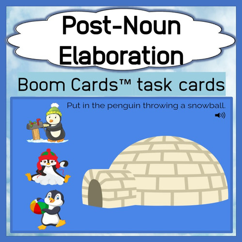 Post-Noun Elaboration: Penguins - Level 2 - Interactive Deck - Boom ...