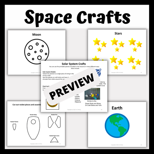 Outer Space Craft Kit PreK/Kindergarten