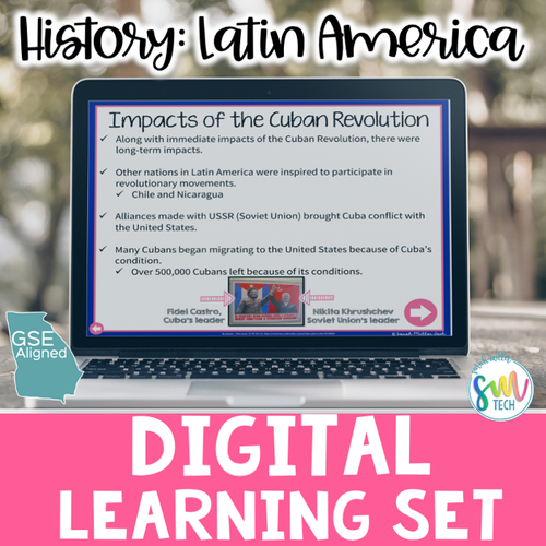 DIGITAL LEARNING SET History Latin America | SS6H1a, SS6H1b, SS6H1c ...