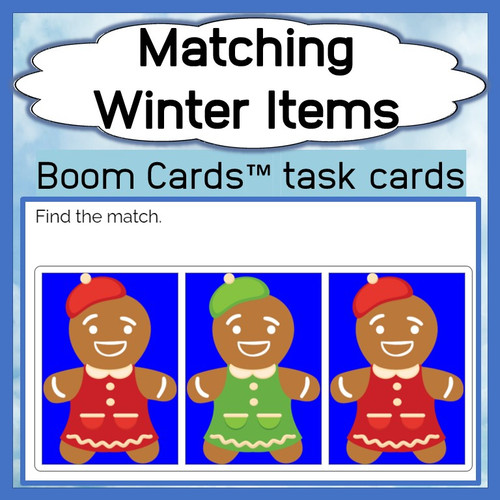 Matching: Winter Theme Boom Cards™