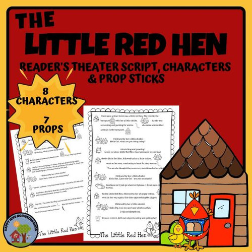 Fairy Tale Reader's Theater Script - The Little Red Hen - Amped Up Learning