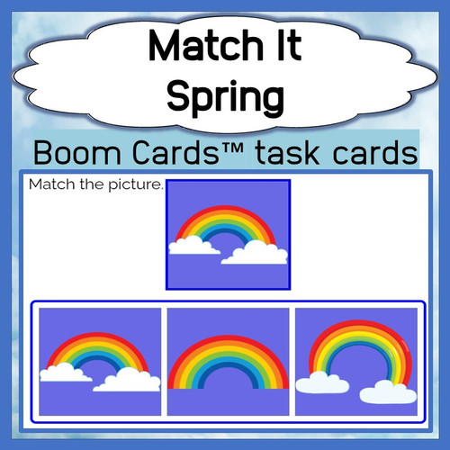 Match the Picture: Spring Theme Boom Cards™ - Amped Up Learning