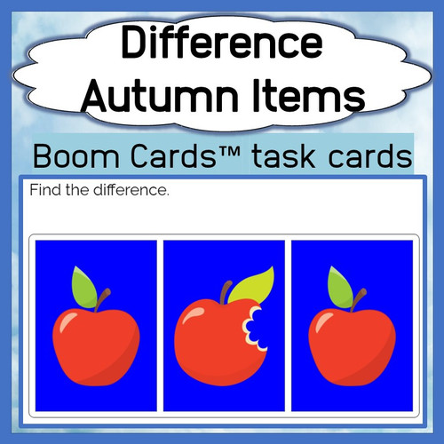 Find the Difference: Autumn Theme Boom Cards™ - Amped Up Learning