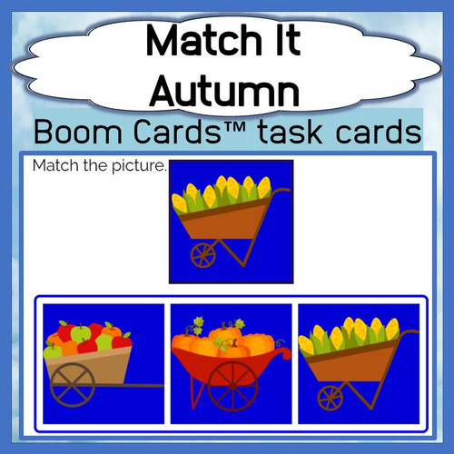 Match the Picture: Autumn Theme Boom Cards™ - Amped Up Learning