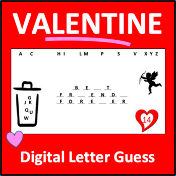 Valentine Digital Letter Guess