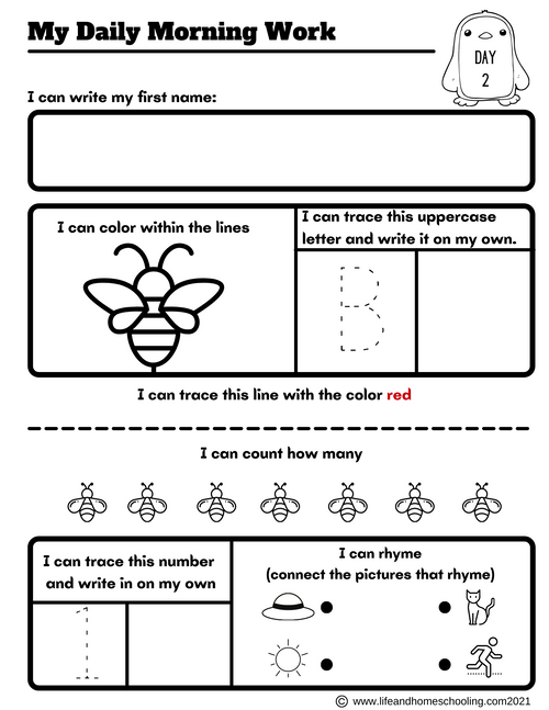 Preschool Morning Word - Amped Up Learning