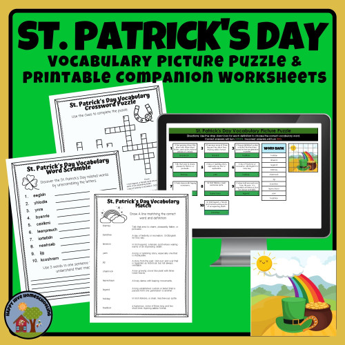 St. Patrick's Day Vocabulary - Amped Up Learning