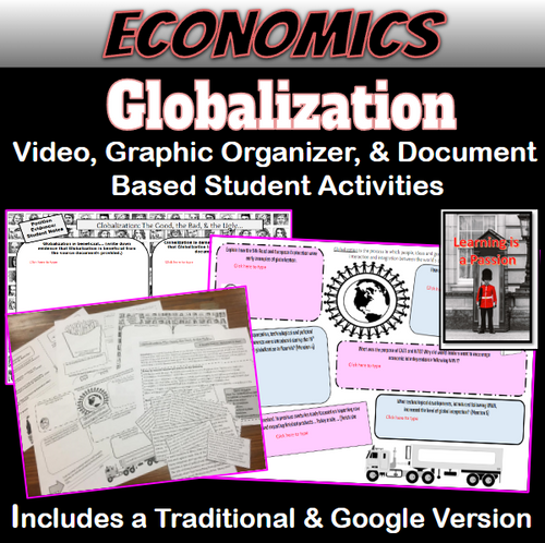 Economics | Globalization | Video & Document Based Activity | Distance ...