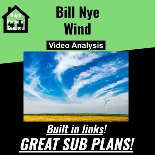Bill Nye - Wind (Great Sub plans or distance learning) - Amped Up Learning
