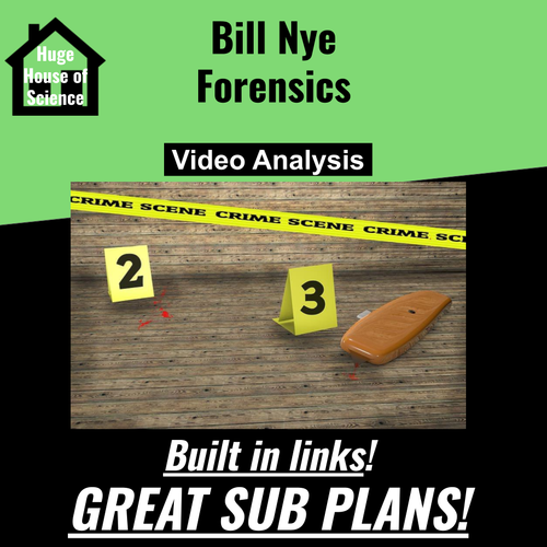 Bill Nye - Forensics Google Form (Great sub plans or distance learning!)