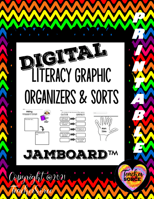 Reading Fiction and Nonfiction Graphic Organizers and Sorts for ...