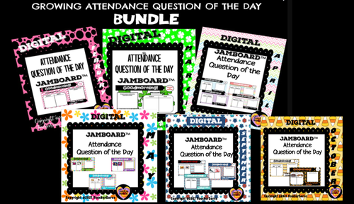 Attendance Tracker Question of the Day Jamboard (February-April GROWING ...