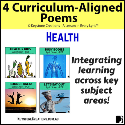 4 CURRICULUM-ALIGNED POEMS (Various Grades) ~ Health